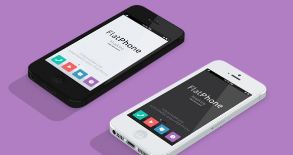 Freebies #22 • Mock-ups em Flat Design - Des1gnON