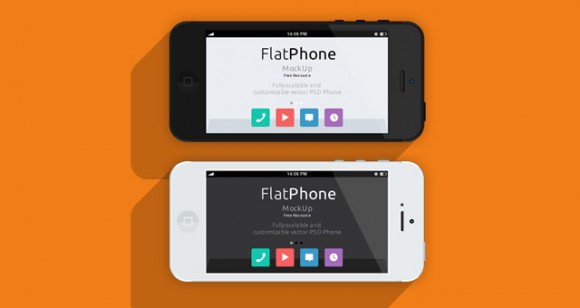 Freebies #22 • Mock-ups em Flat Design - Des1gnON