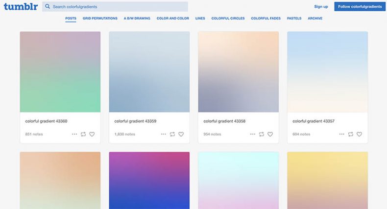 8 Recursos que Geram Paletas de Cores Gradientes - Des1gnON